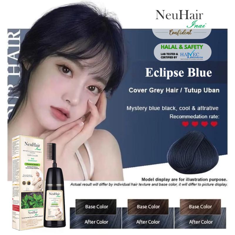 [NEW LAUNCHING] Eclipse Blue (Blue Black) 400ML Herbal NeuHair - TikTok ...