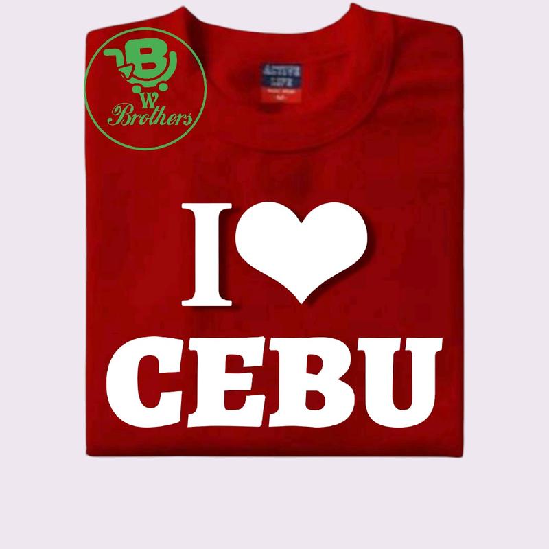 I LOVE CEBU MINIMALIST PRINT TSHIRTS100%COTTON UNISEX Menswear - TikTok ...