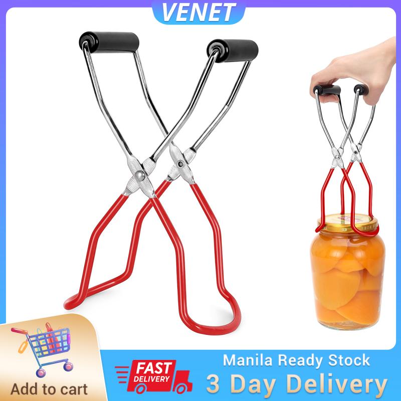 Canning Jar Lifter, Jar Tongs with Rubber Grip Handle Cannin - TikTok ...
