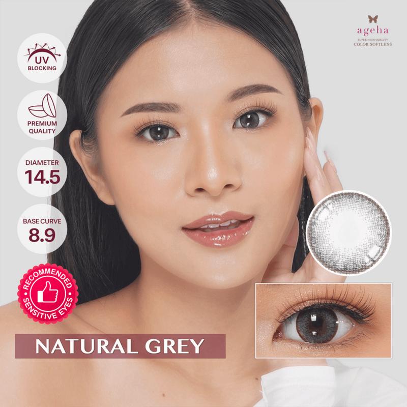 Softlens Ageha Natural Grey / Japan Softlens Eye Contact Len - Shop ...