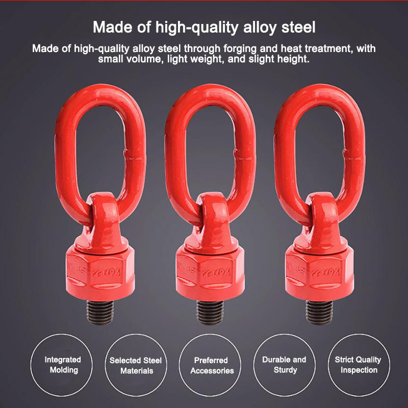 0.3T-6T Universal Rotating Lifting Ring 360 Degree Rotating Lifting ...