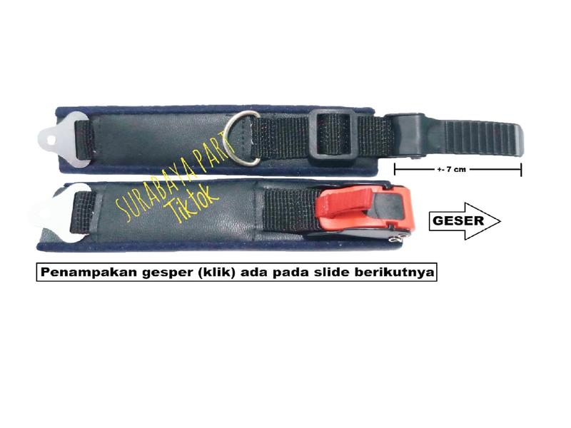 Tali helm gesper mikrolog pegangan panjang 10 trap - Shop | Tokopedia