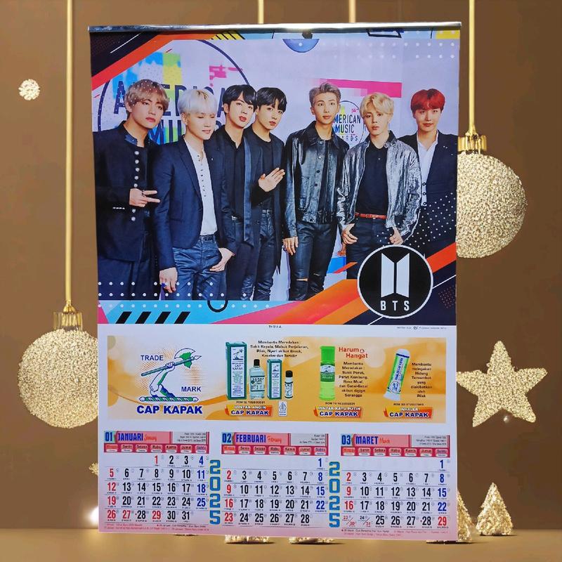 Kalender Dinding Tahun 2025 Triwulan 4 Lembar Iklan Kalender - Shop ...