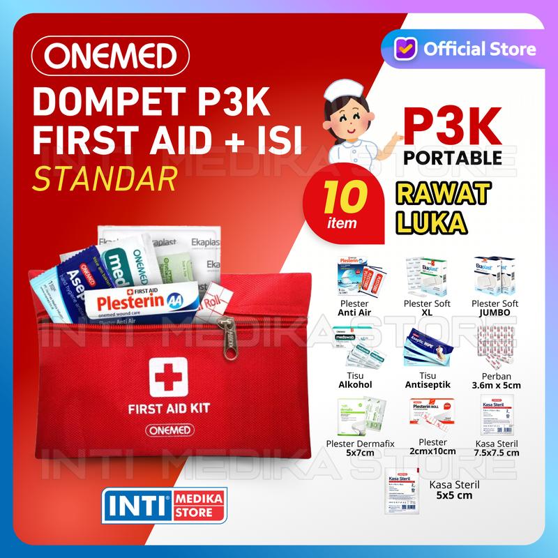 ONEMED - Dompet First Aid Kit + Isi | Kotak P3K Perawatan Luka - Shop ...