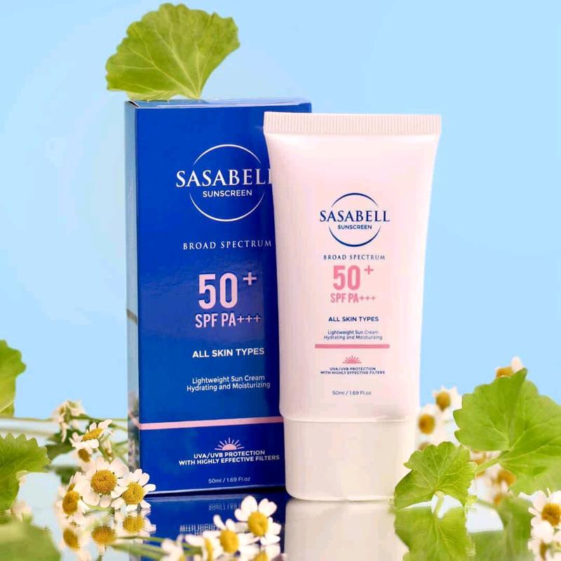 SUNSCREEN SASABELL BEAUTY SPF 50 PA +++ TRIAL 10ML & 50ML - TikTok Shop ...