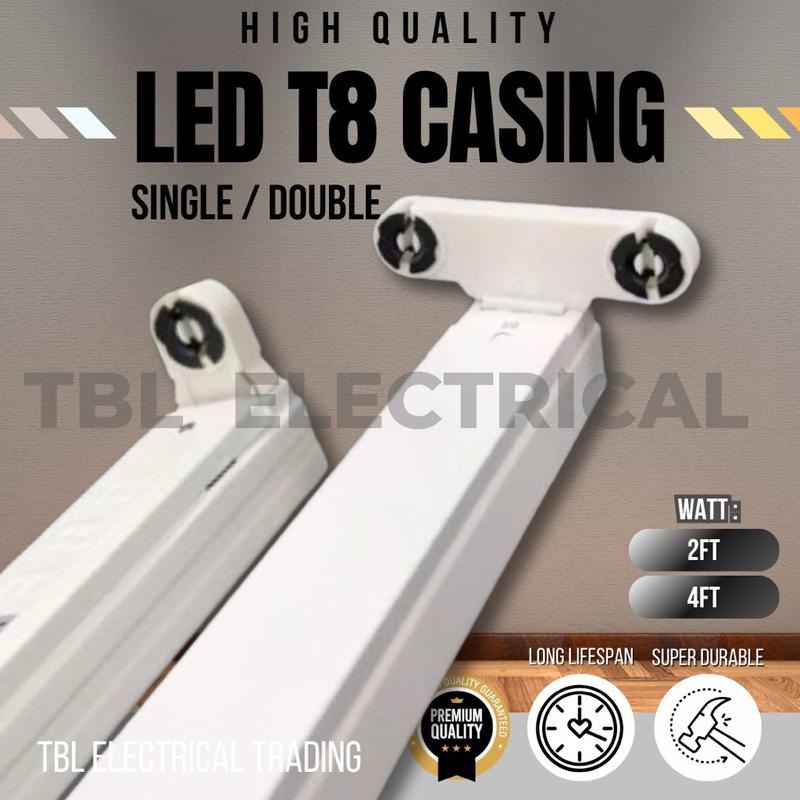 LED T8 Casing Fitting led T8 Single Casing 2ft 4ft 2 feet 4 feet ...