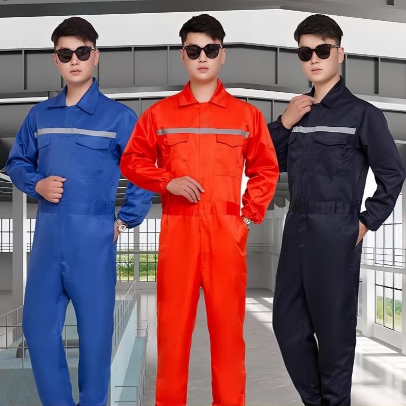 Straight Safety Cover All Suit Heavy Duty Work Clothes Reflective ...