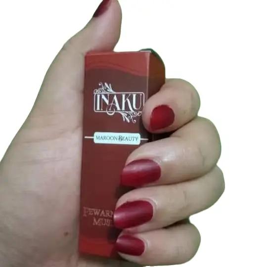 Inaku Henna Halal - Warna Merah untuk Sholat Kuku Brown Nail Art Black ...