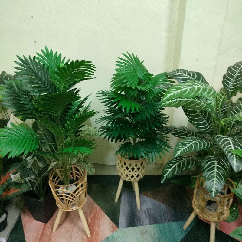 POKOK HIASAN PASU ROTAN VIRAL Artificial tree Pokok Hiasan Pisang ...