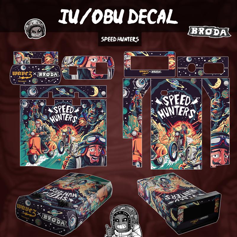 Slim OBU Sticker Waterproof "Speed Hunters" - TikTok Shop Singapore
