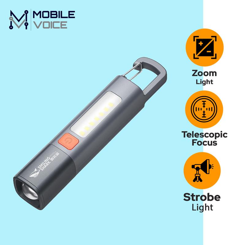 Energsolo Smiling Shark Series LED Torchlight XPE Super Bright - TikTok ...