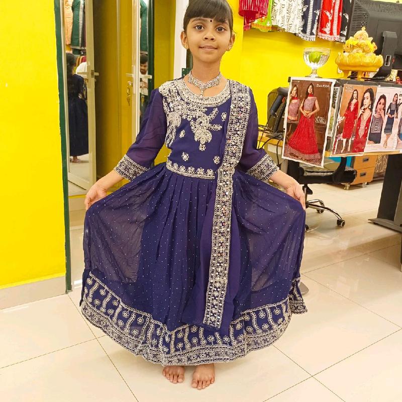 CHILDREN'S LONG ANARKALI GAUN PREMIUM QUALITY - TikTok Shop Malaysia
