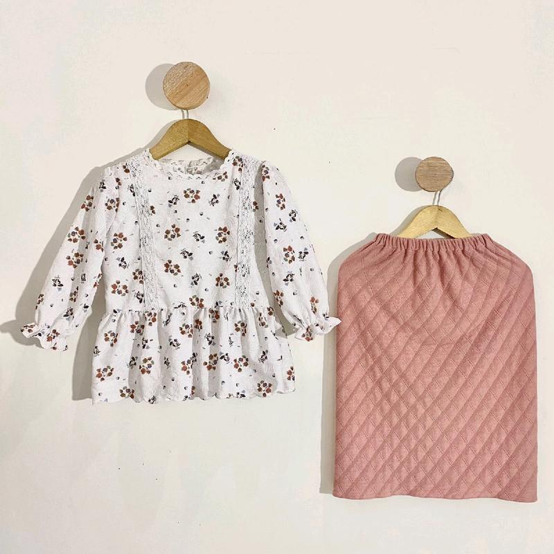 Kenanga Baju One Set Anak Perempuan Katbol Knit Lebaran 2025 - Shop ...