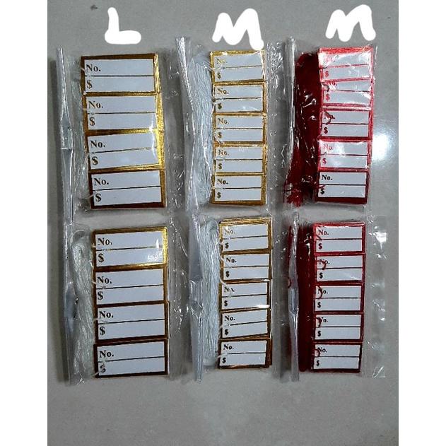 label harga/bandrol harga/label emas/gantungan harga/gantungan - Shop ...