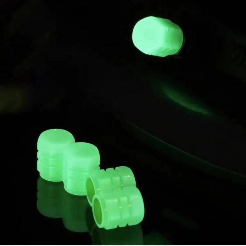 【4PCS】 Luminous Tire Valve Cap Car Motorcycle BikeWheel Hub Glowing ...