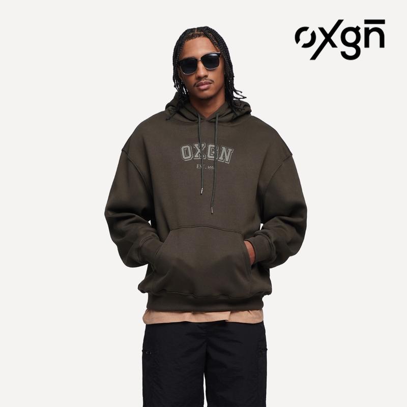 OXGN Logo Graphic Hoodie For Men (Thyme) - TikTok Shop Philippines