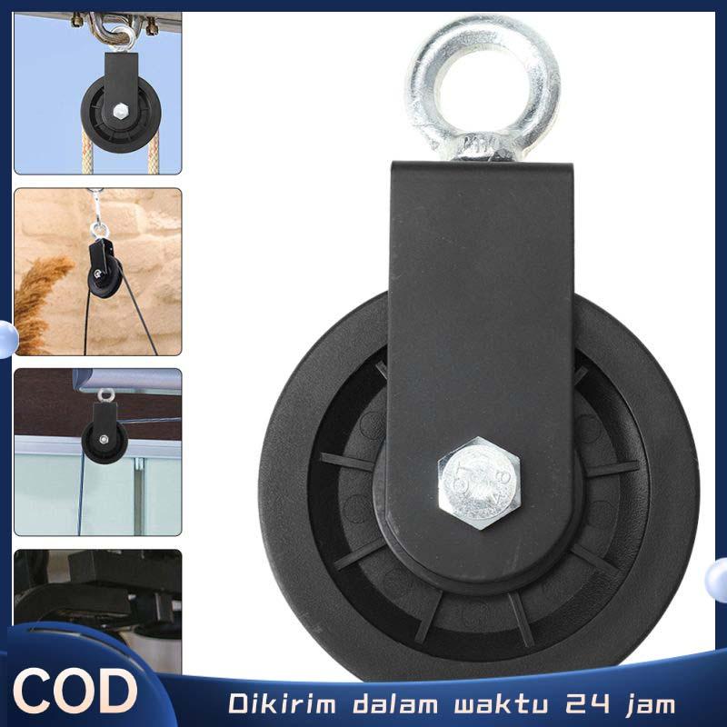 88mm Roda Katrol Bearing Single Katrol Pulley Cable Home Gy - Shop ...