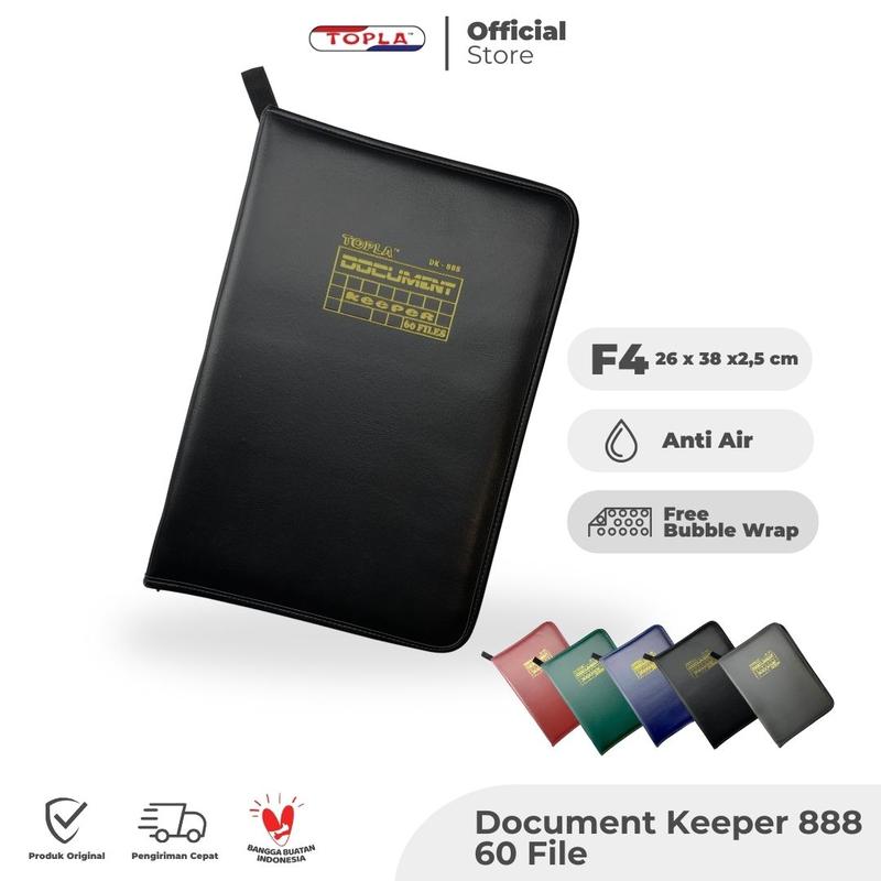 Topla Dokumen Keeper isi 60 File Map Dokumen Resleting Folio - Shop ...
