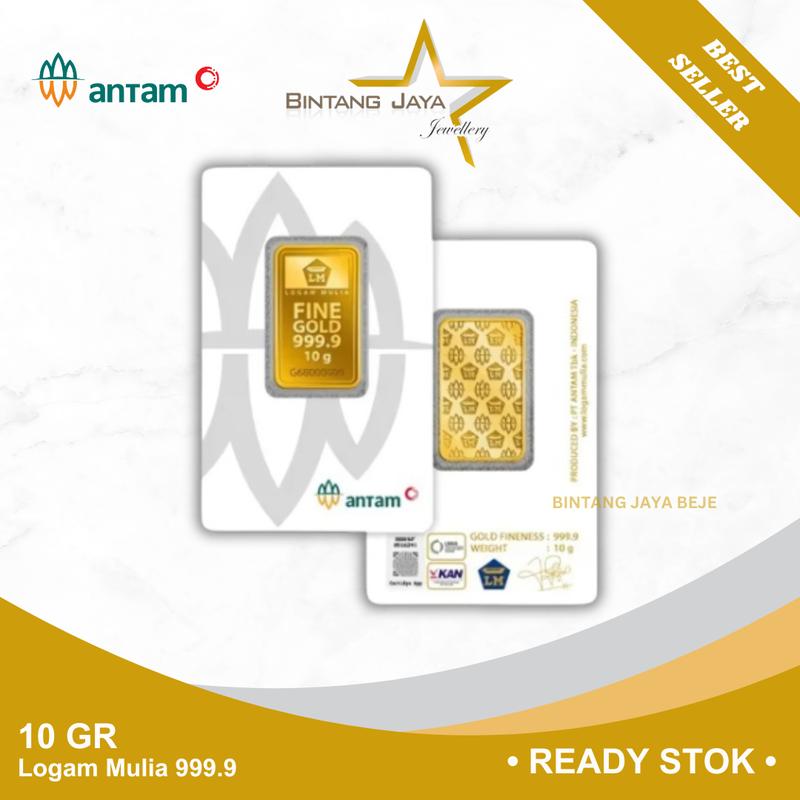 Logam Mulia Emas (LM) ANTAM 10 gr gram Certieye Redmark Pres - Shop ...