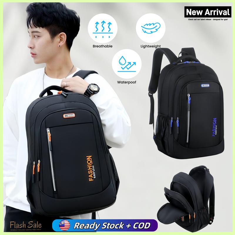 [Local Stock + COD] Backpacks Men Large Capacity Travel Backpack ...