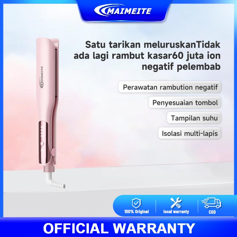 MAIMEITE Catokan Pelurus Rambut 2in1 Kabel Portabel Hair Straightener ...