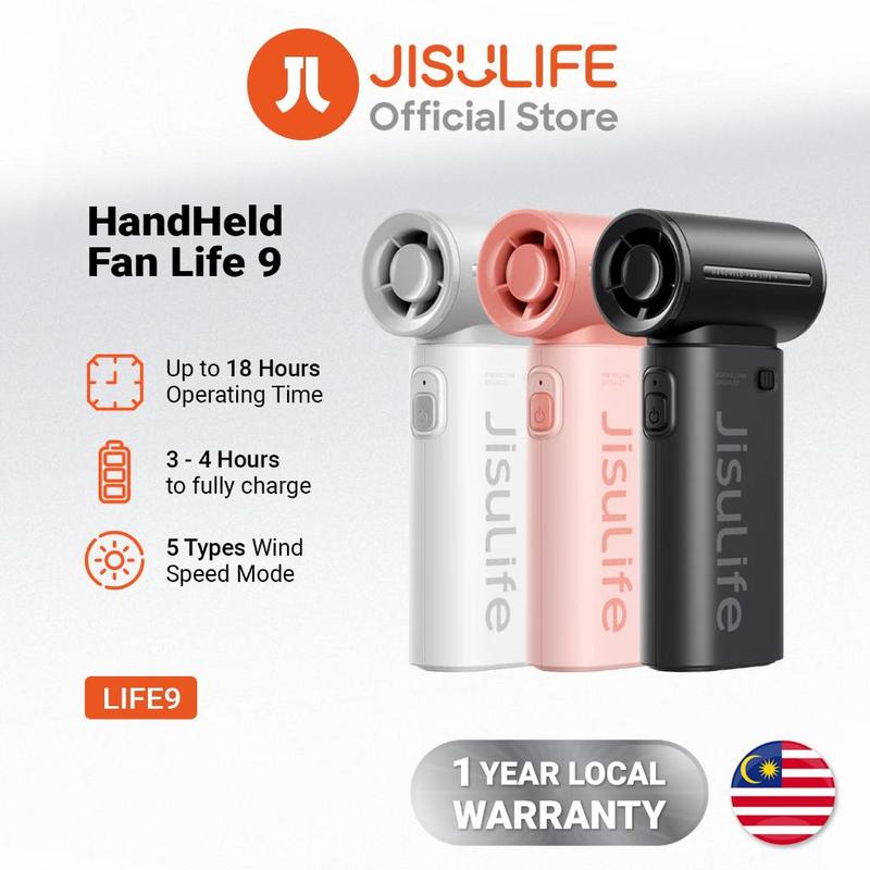 Jisulife Portable Handheld Fan Life 9 Mini Strong Fan 3600mAh/5000mAh ...