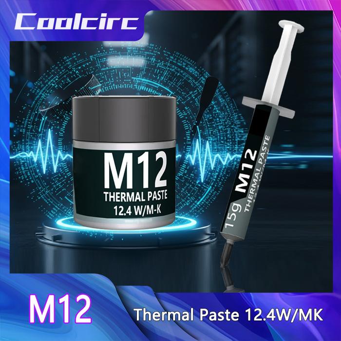 Jual Coolcirc Thermal Conductive Compound Silicone Grease Paste 12.4 W ...