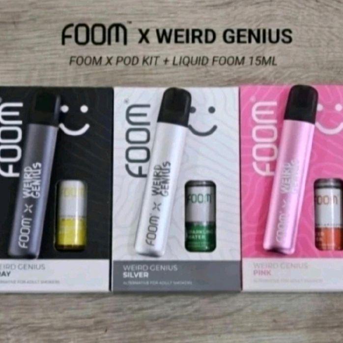 Jual TERLARIS ORIGINAL FOOMX WEIRD GENIUS BUNDLING 15ML+TALI (BISA ...