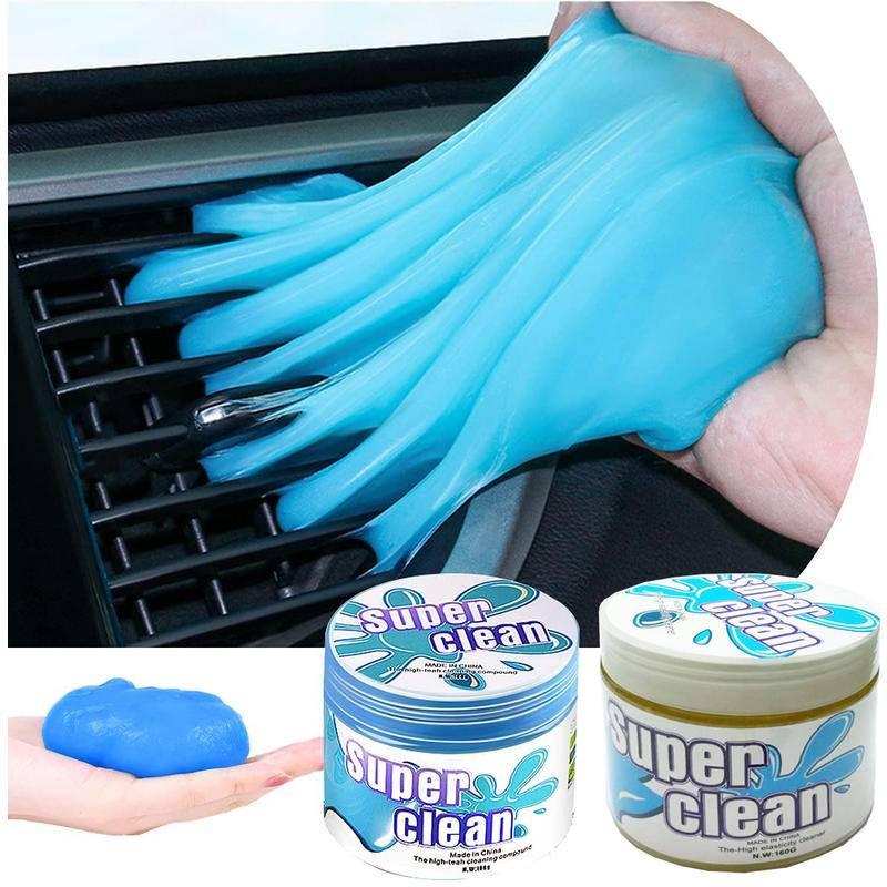 Car Smart Cleaning Gel Cleaning Soft Rubber Sticky Clean Glue Gum Gel ...