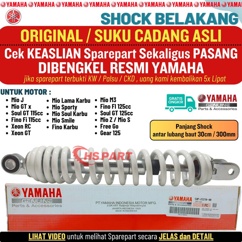 Shock Shockbreaker Belakang Mio J Mio GT Soul GT 115 Mio Sporty Mio M3 ...
