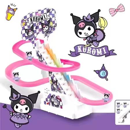 Timi Baby Musical Climbing stairs slide electric track set - TikTok ...