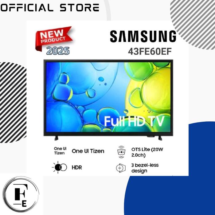 Jual Samsung 43" FHD FE60EF/ 43F6000FK TV | HDR | OTS Lite | One UI ...