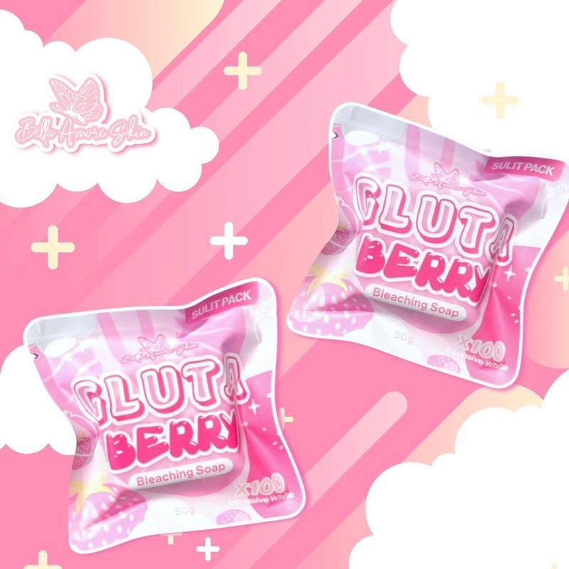 BELLA AMORE Glutaberry Bleaching Soap 50g Body Care Body Wash - TikTok ...