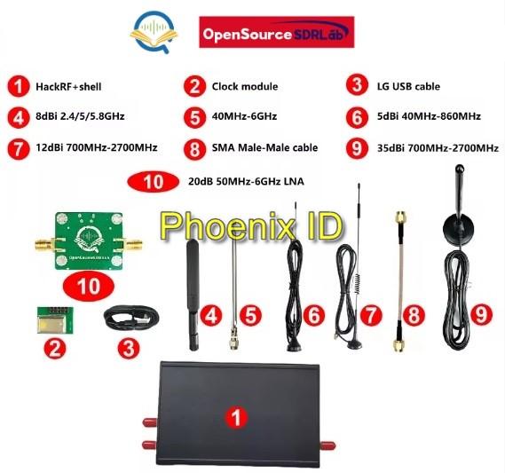 Promo HackRF One Software Defined Radio Kit 1MHz to 6GHz Multilayer PCB ...