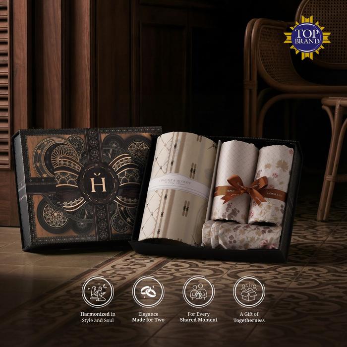 Promo Howel and Co - Rayyan (Couple Prayer Set) - Desert Taupe, Tanpa ...