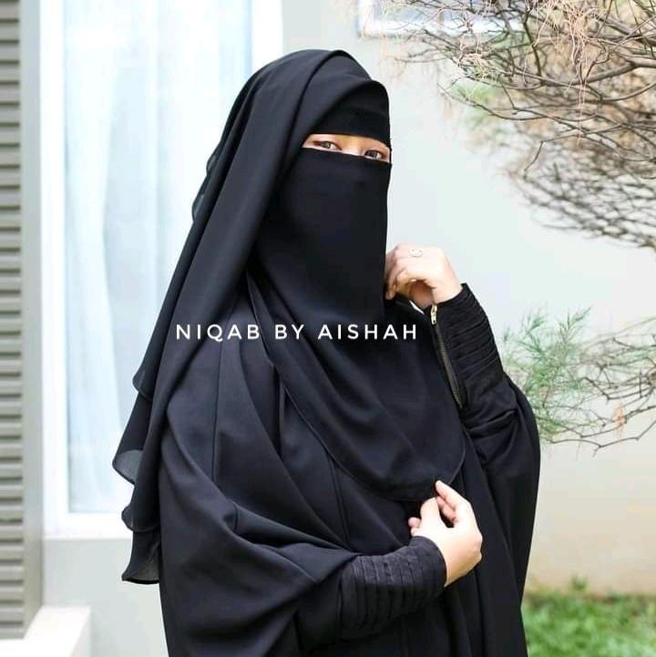 SHANAZ Niqab Basic Ninja 2 Layer Chiffon Aritachi Lembut Sederhana ...