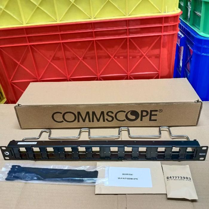 Jual Commscope Systimax Frame Patch Panel 24Port CPP-UDDM-M-1U-24 PN ...