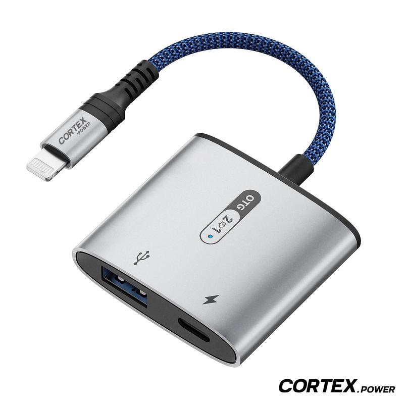 Cortex Power - MH356 OTG iPhone Lightning to USB 3.0 With Charging ...