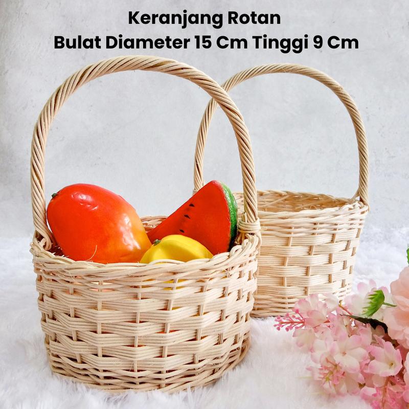 CY - KERANJANG ROTAN BULAT SERBAGUNA DIAMETER 15 CM KERANJAN - Shop ...
