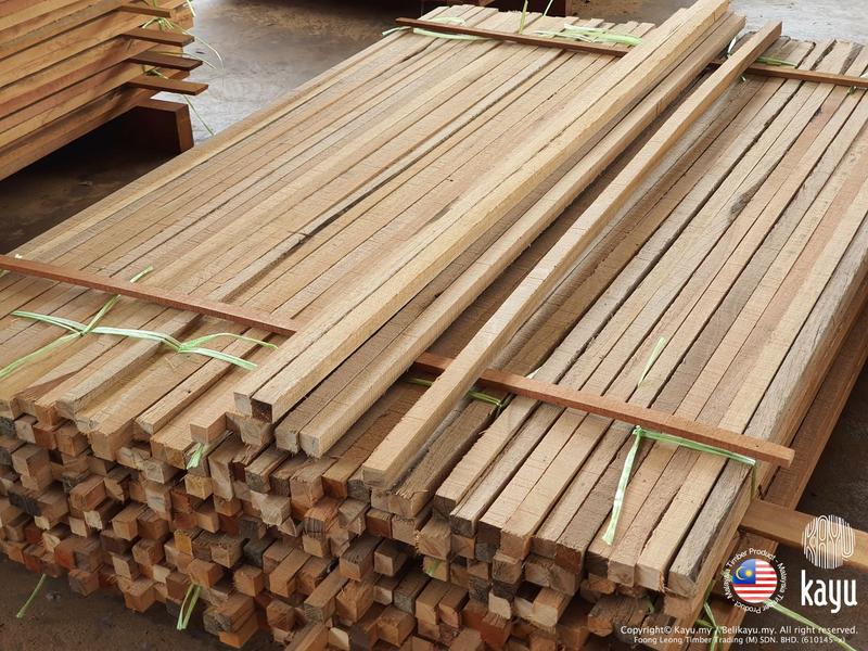 Kayu Balau Solid Wood 1" x 1" (2 ft) - TikTok Shop Malaysia