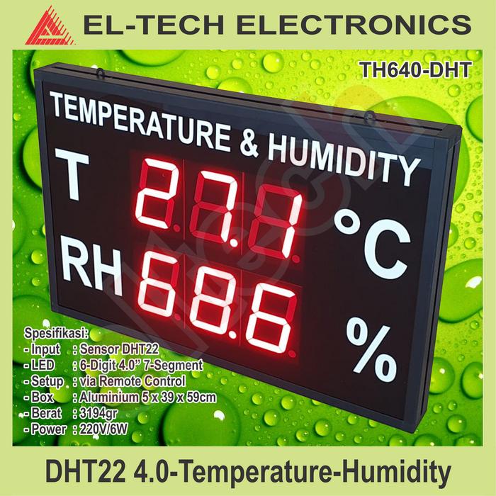 Jual Temperature Humidity Thermometer Termometer Hygrometer Higrometer ...