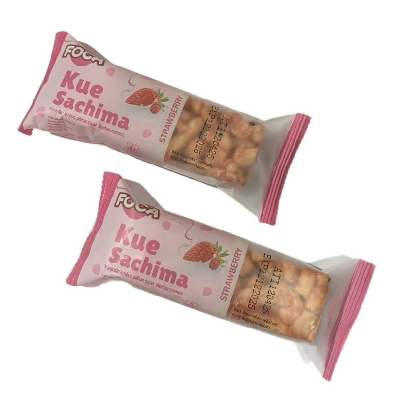 Foca - Paket 2 Kue Sachima rasa Strawberry, 30 gram. Kue lembut cocok ...