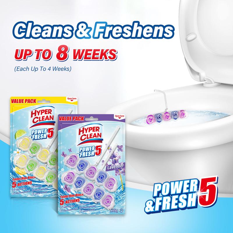 HYPERCLEAN Toilet Bowl Cleaner Balls Automatic Toilet cleaner Hanging ...