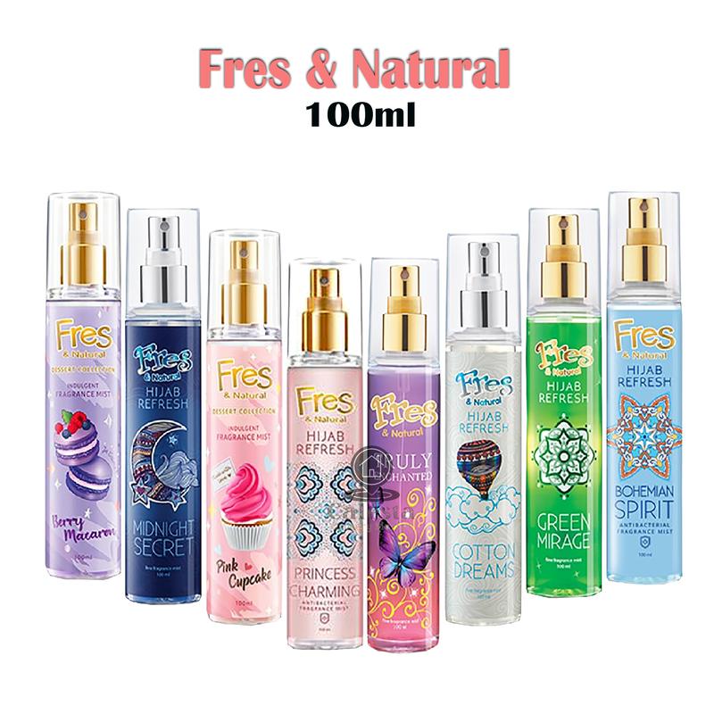 Fres & Natural Hijab Spray Cologne Refreshing 100ml - Body Cologne ...