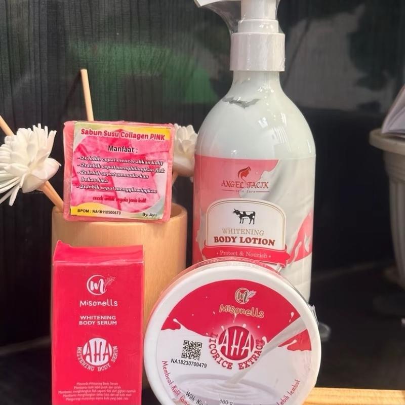 NEW handbody angel tacik plus sabun susu plus misonells - Shop | Tokopedia