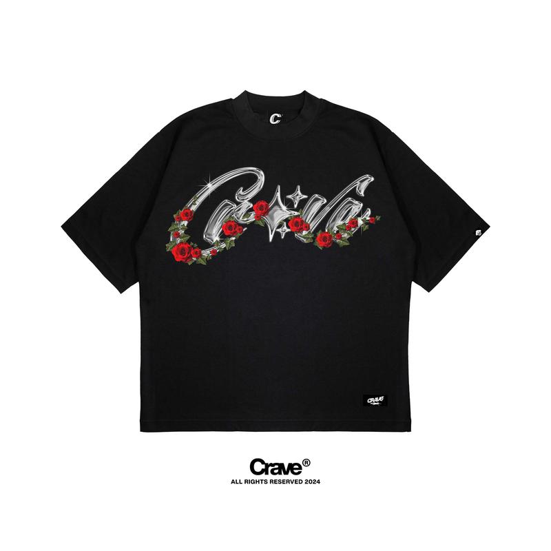 CRAVE Chrome rose - Crewneck - Menswear Streetwear - TikTok Shop Philippines