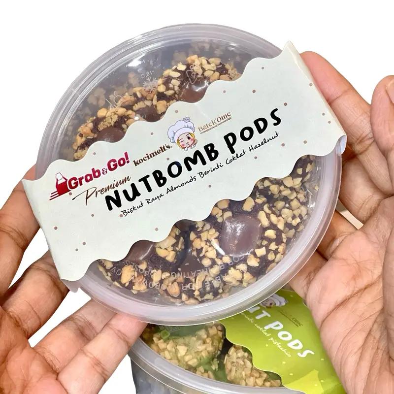 Nutbomb PODS smoll 10pcs per pack (hazelnut almond pod cookies ...