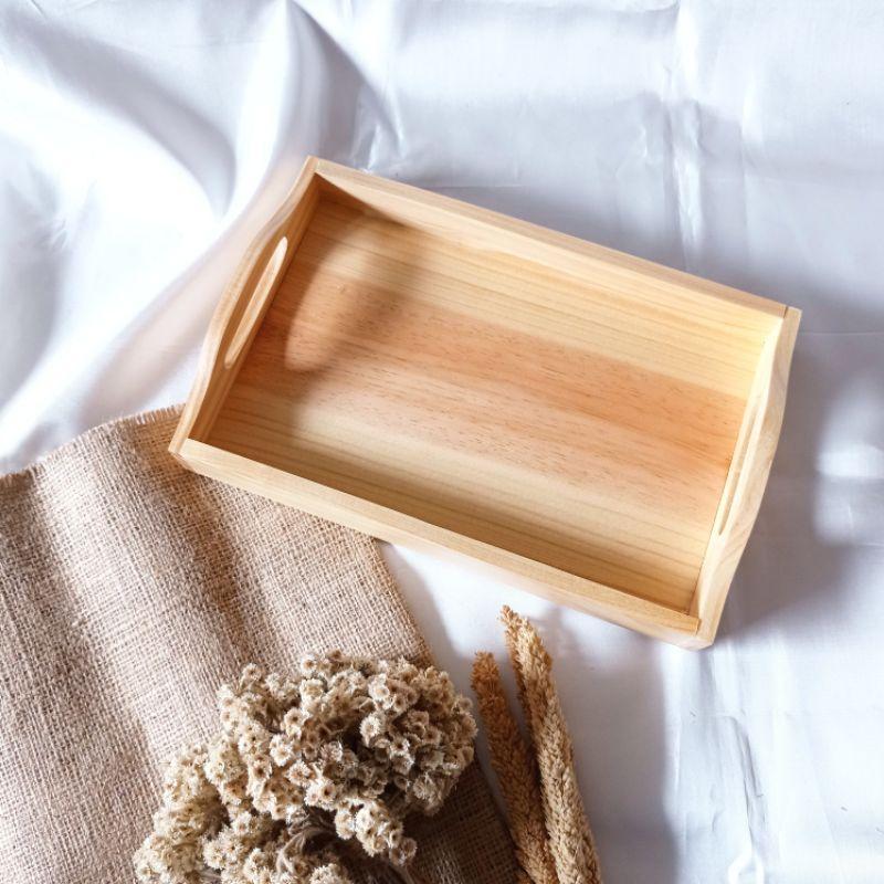 Nampan Kayu Pinus Free Bubblewrap / Tray / Baki Kayu Pinus / - Shop ...