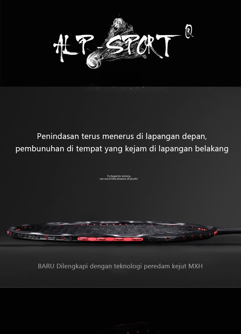 ALP V5 PRO Max 32Lbs 5U T800 Raket Bulutangkis Ofensif Serat Karbon ...