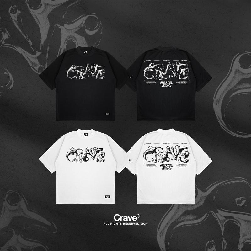 Crave liquid tee!! Menswear Top Streetwear - TikTok Shop Philippines